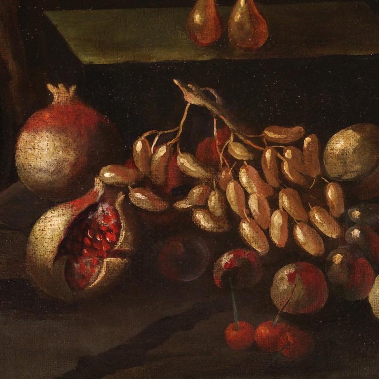 20th Century Oil on Canvas Italian Still Life Painting, 1930 For Sale ...