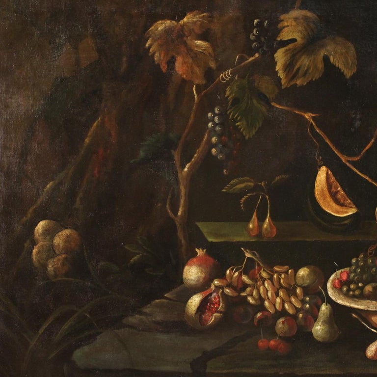 20th Century Oil on Canvas Italian Still Life Painting, 1930 For Sale ...