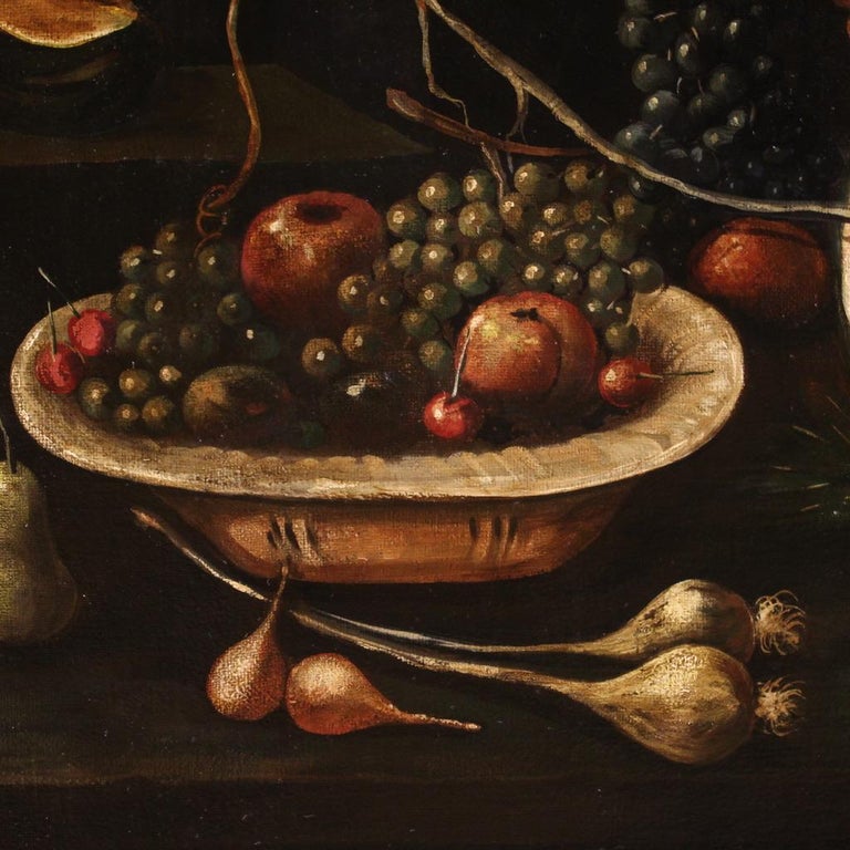 20th Century Oil on Canvas Italian Still Life Painting, 1930 For Sale ...