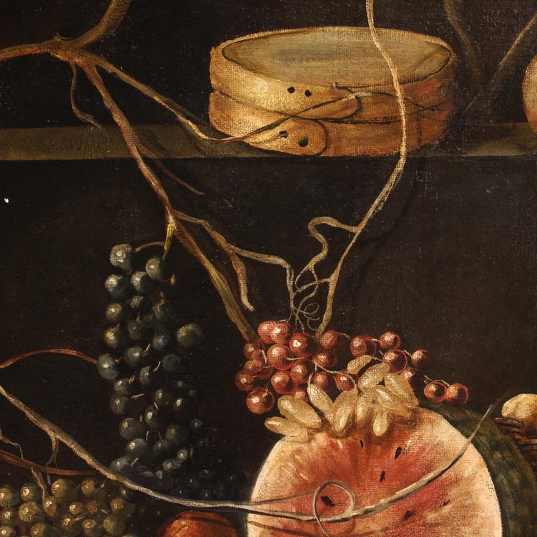 20th Century Oil on Canvas Italian Still Life Painting, 1930 For Sale ...