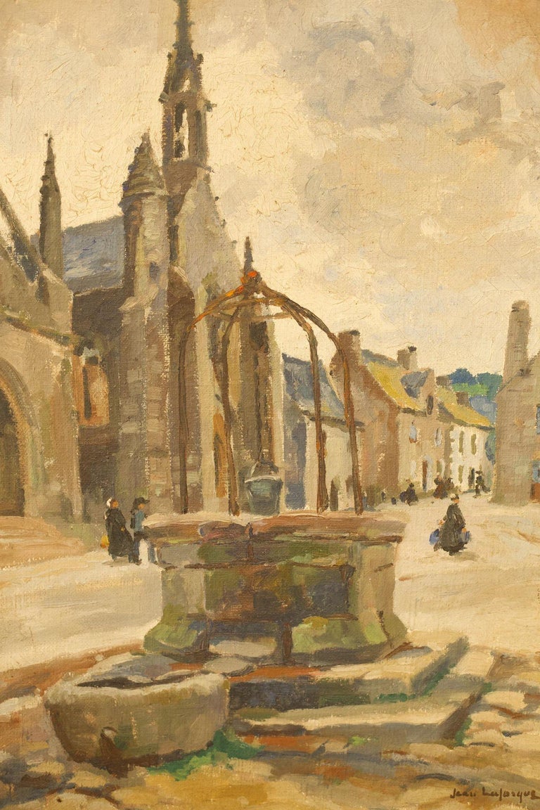 20th century oil on canvas painting by Jean LaForgue For Sale at 1stDibs