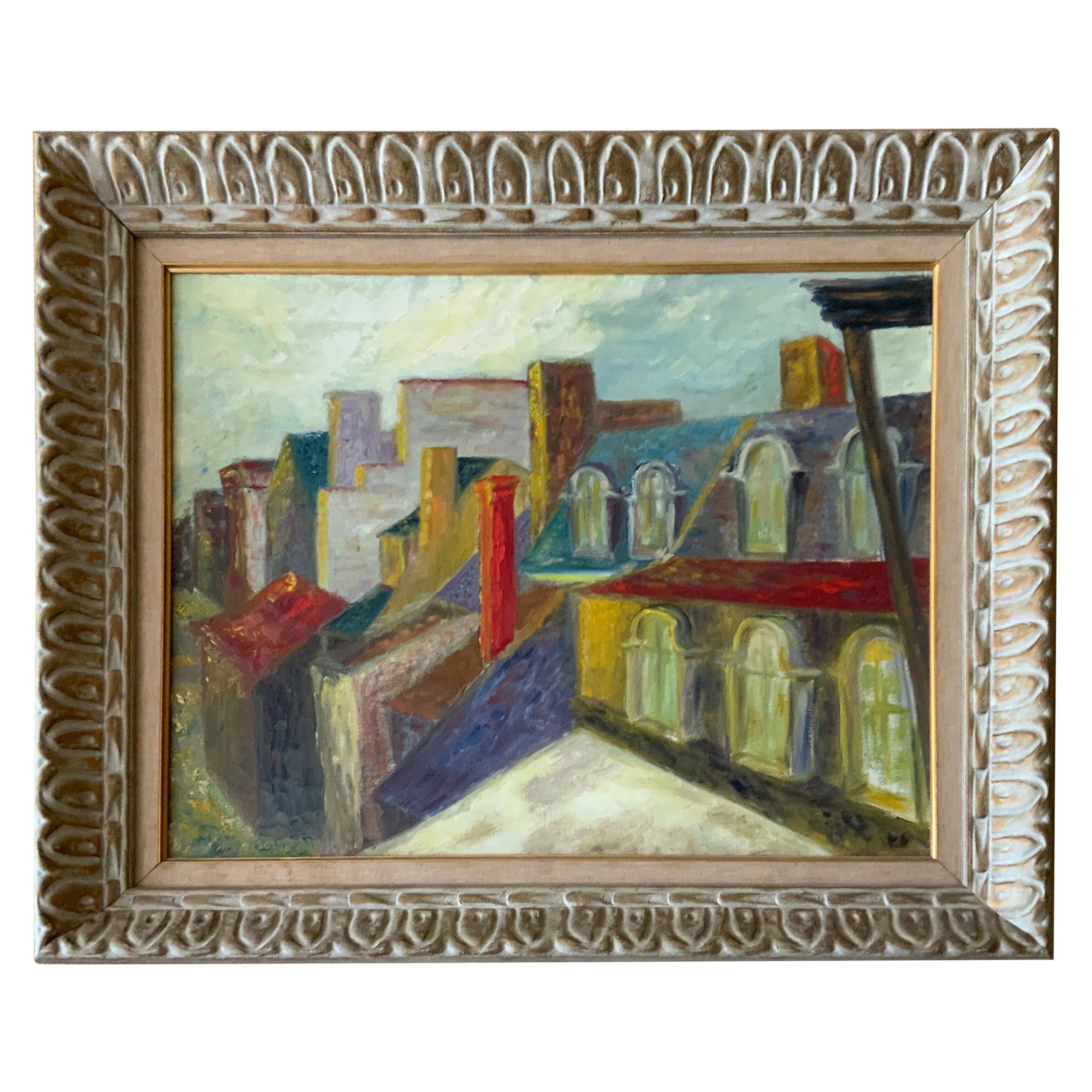 20th Century Josef Herman Landscape Painting For Sale at 1stDibs