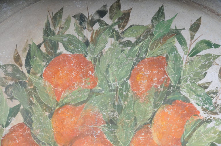 20th Century Oil Painting Orange Tree, Franco Painting Babilonia ...
