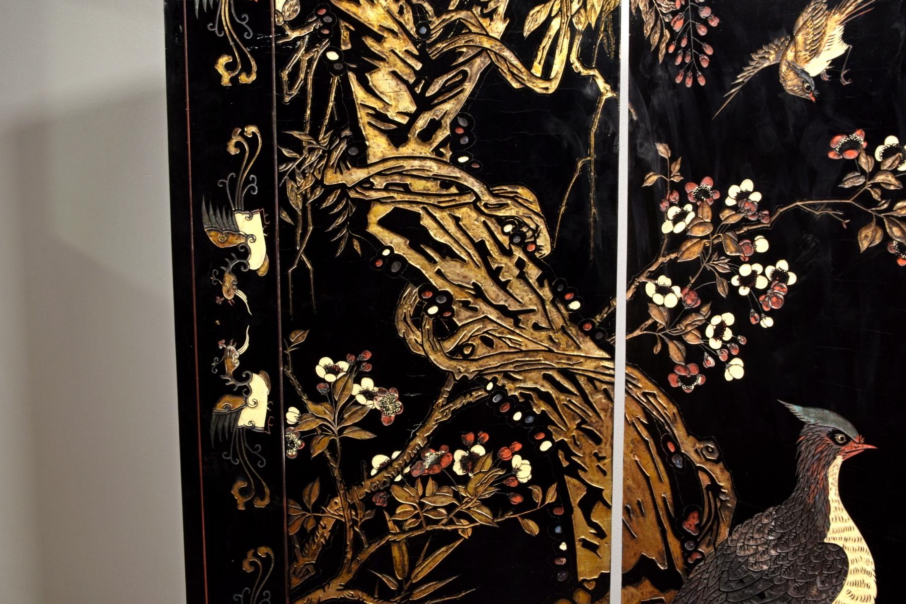 20th Century, Oriental Coromandel Screen at 1stDibs | coromandel dealer ...