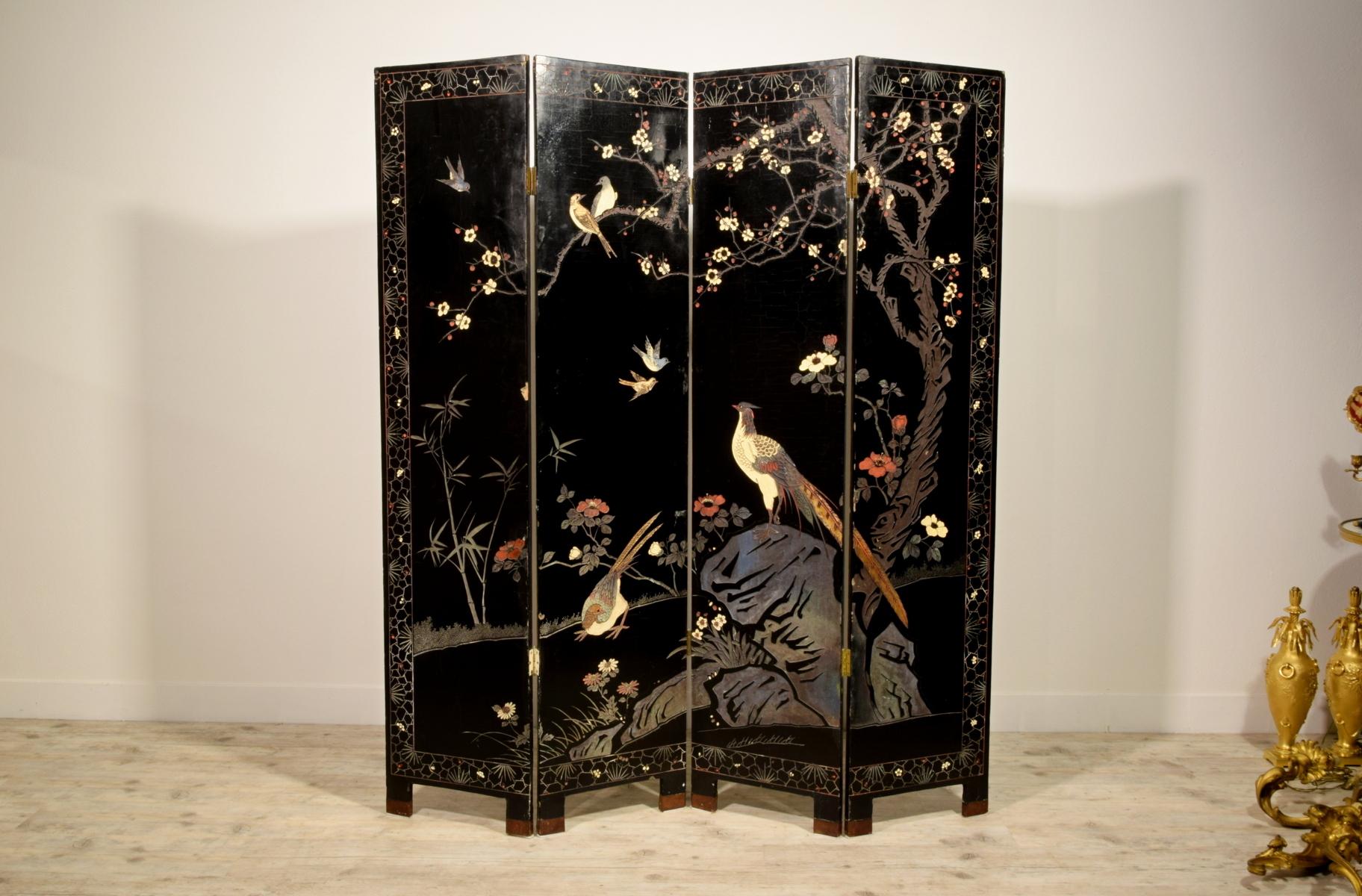 20th Century, Oriental Coromandel Screen at 1stDibs | coromandel dealer ...