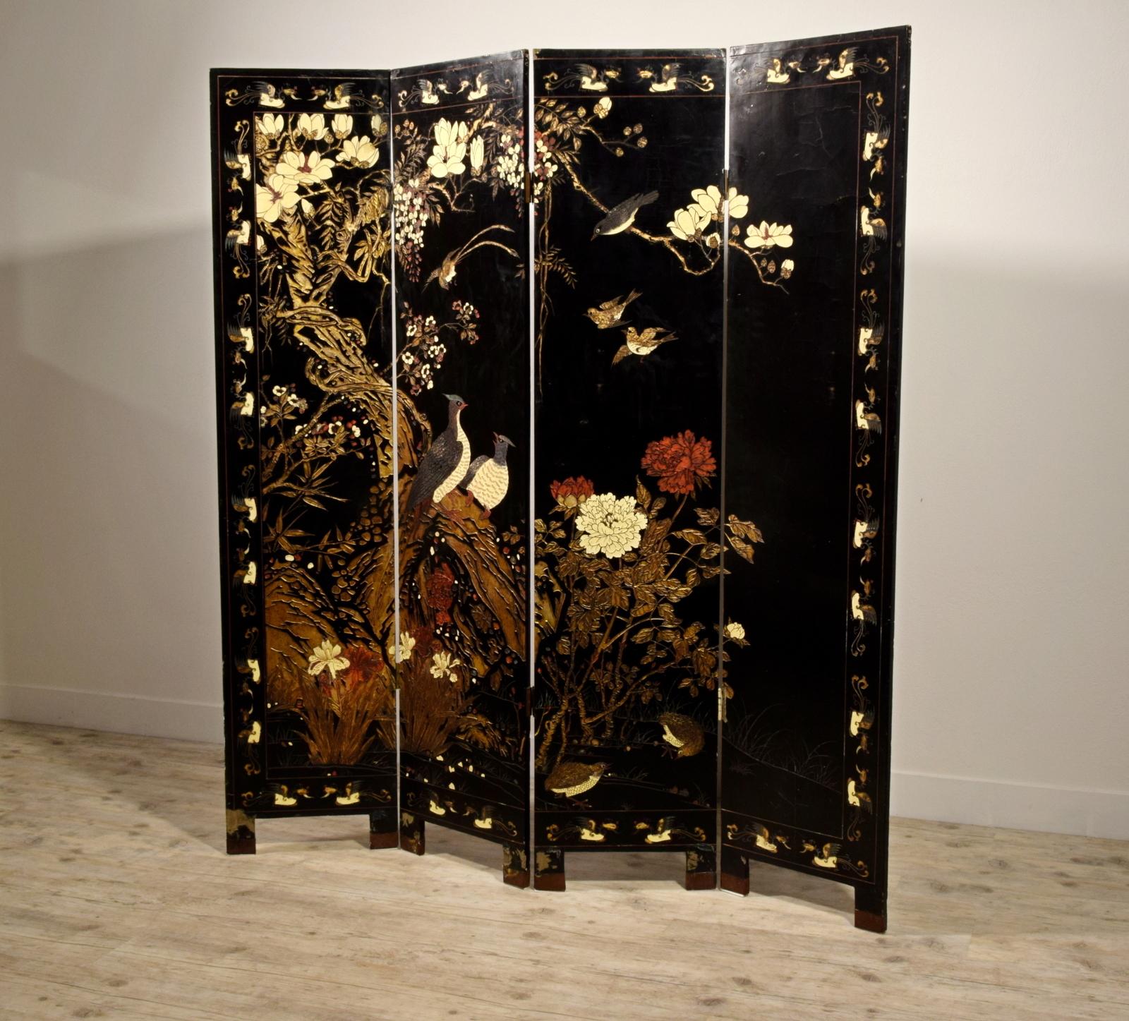 20th Century, Oriental Coromandel Screen at 1stDibs | coromandel dealer ...