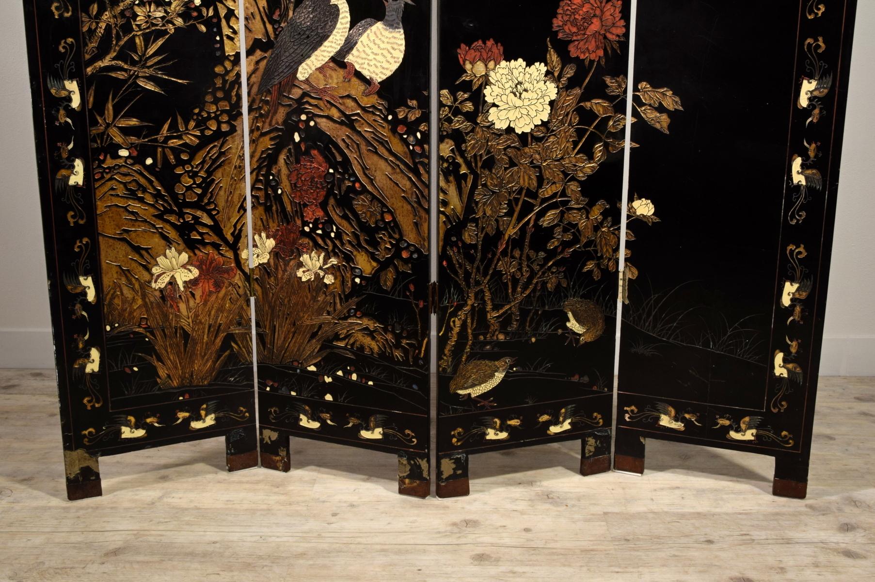 20th Century, Oriental Coromandel Screen at 1stDibs | coromandel dealer ...