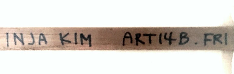 20th Century Original Oil on Canvas Abstract Painting by, Inja Kim For ...