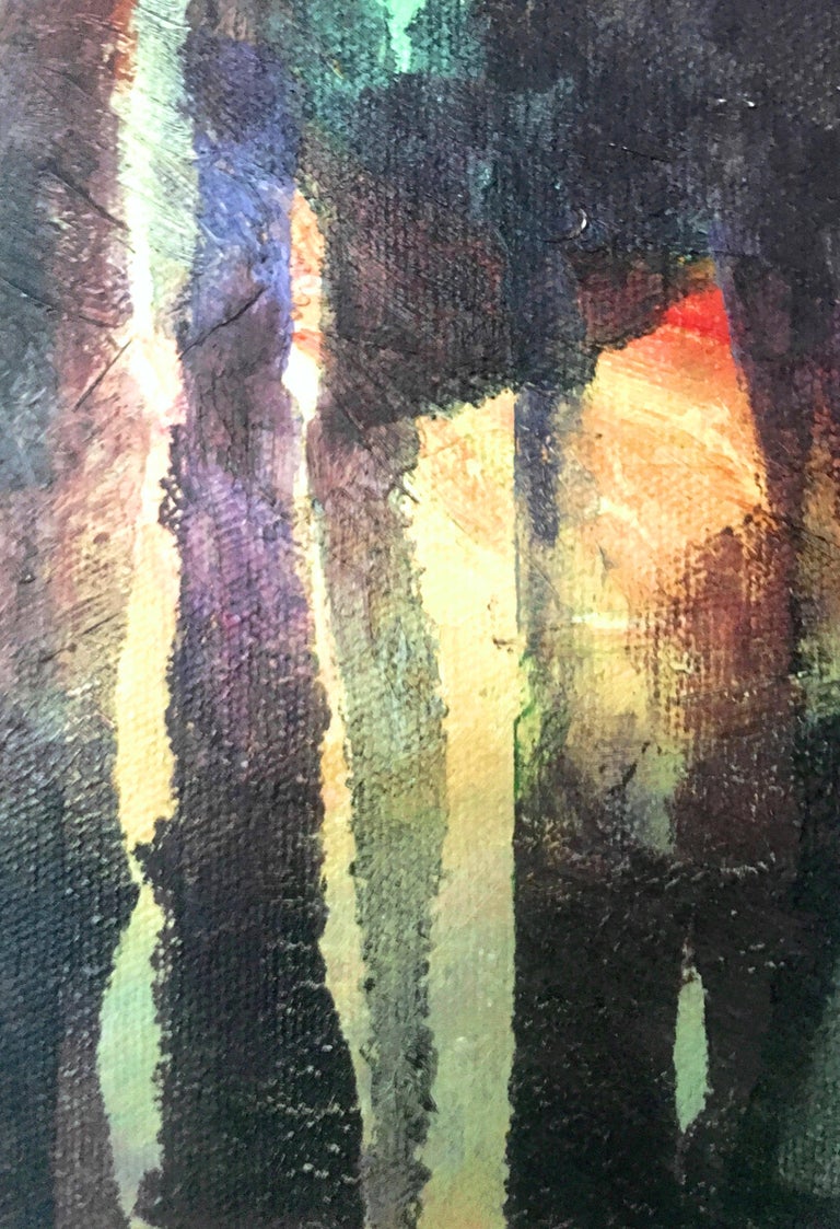 20th Century Original Oil on Canvas Abstract Painting by, Inja Kim For ...