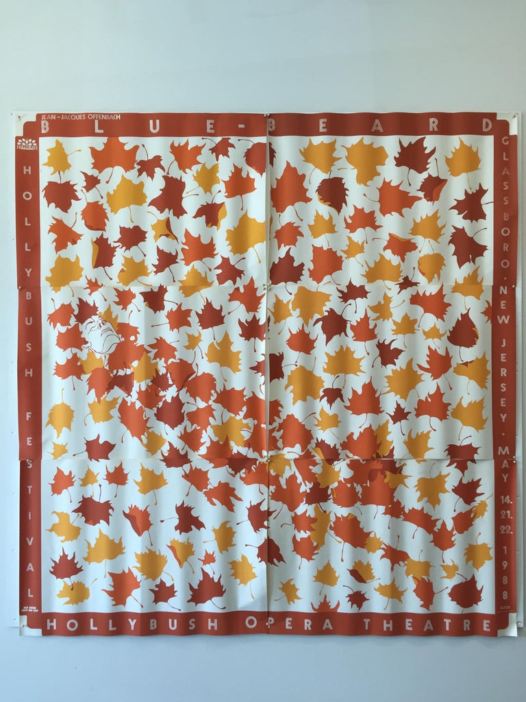 20th Century Original Poster by Boris Bucan, Croatian Art, 'Offenbach ...