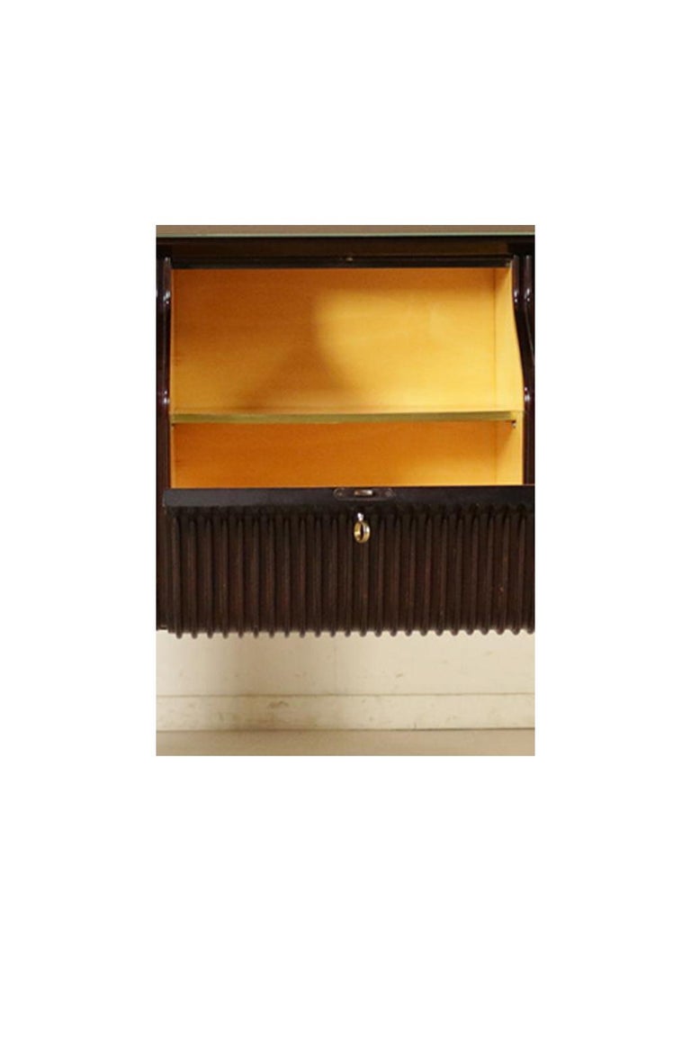 Osvaldo Borsani Indian Rosewood and Maple Counter Buffet Borsani ...