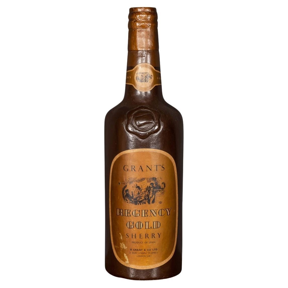 Vintage Whisky Bottle, Mid-20th Century at 1stDibs