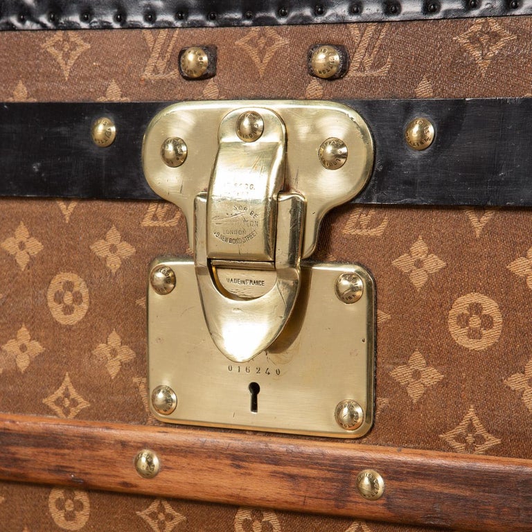 20th Century Oversized Louis Vuitton Trunk in Woven Canvas, Paris, C ...
