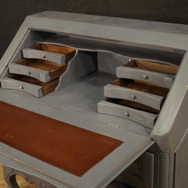 20th Century Painted Wood French Shabby Style Bureau, 1960 For Sale at ...