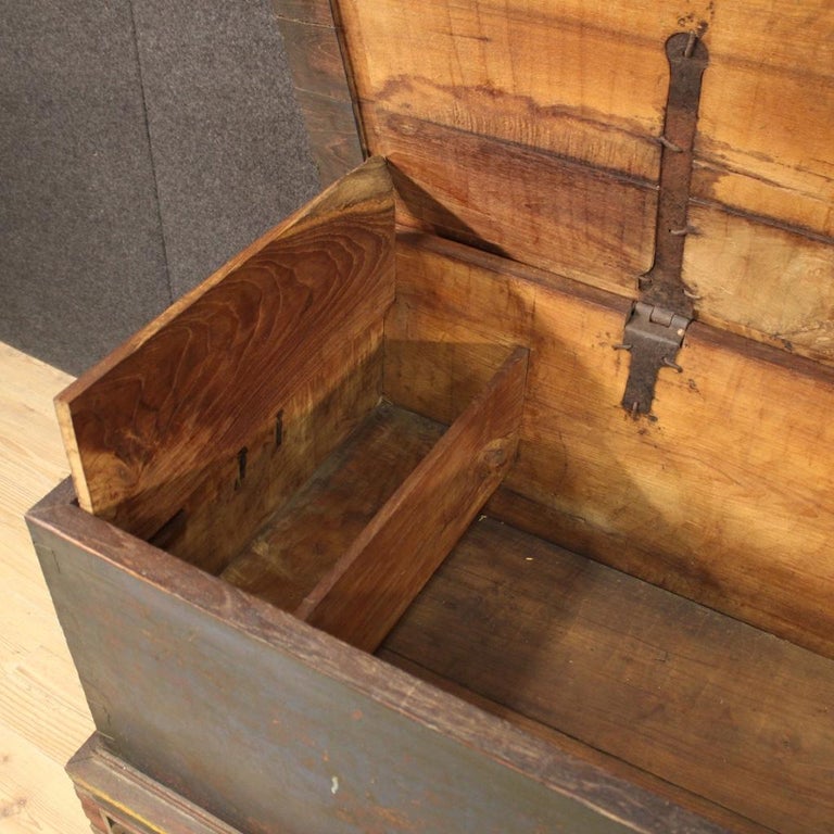 20th Century Painted Wood Indian Chest, 1950 For Sale at 1stDibs