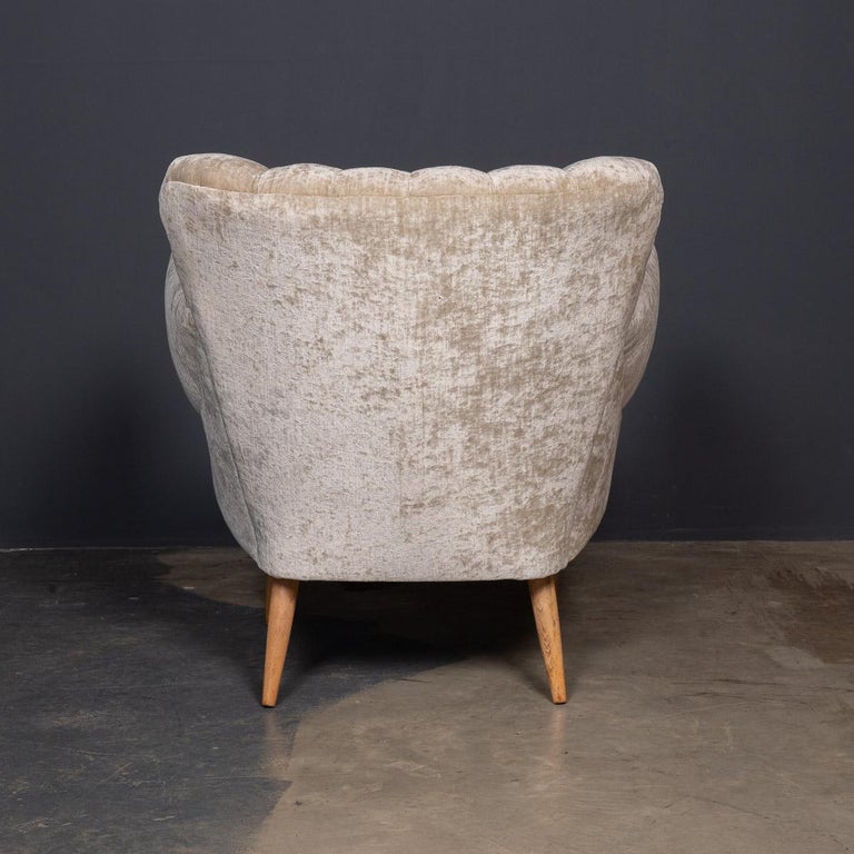 20th Century Pair of Boudoir Shell-Back Chairs, c.1950 For Sale at 1stDibs