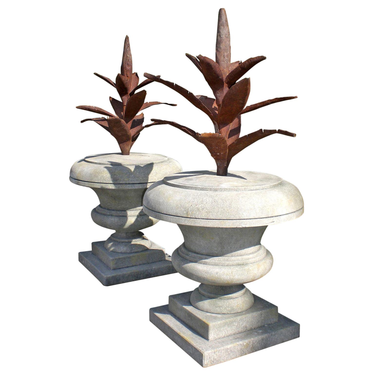 20th Century Metal Garden Finials at 1stDibs