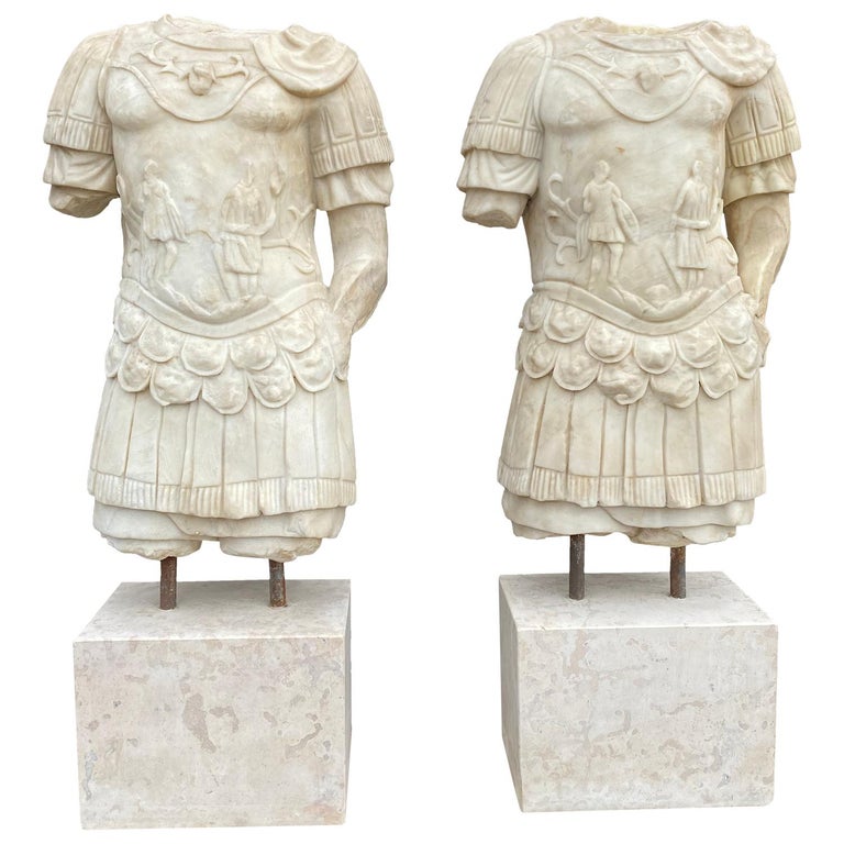 20th Century Pair of Roman Emperor’s Torso’s at 1stDibs