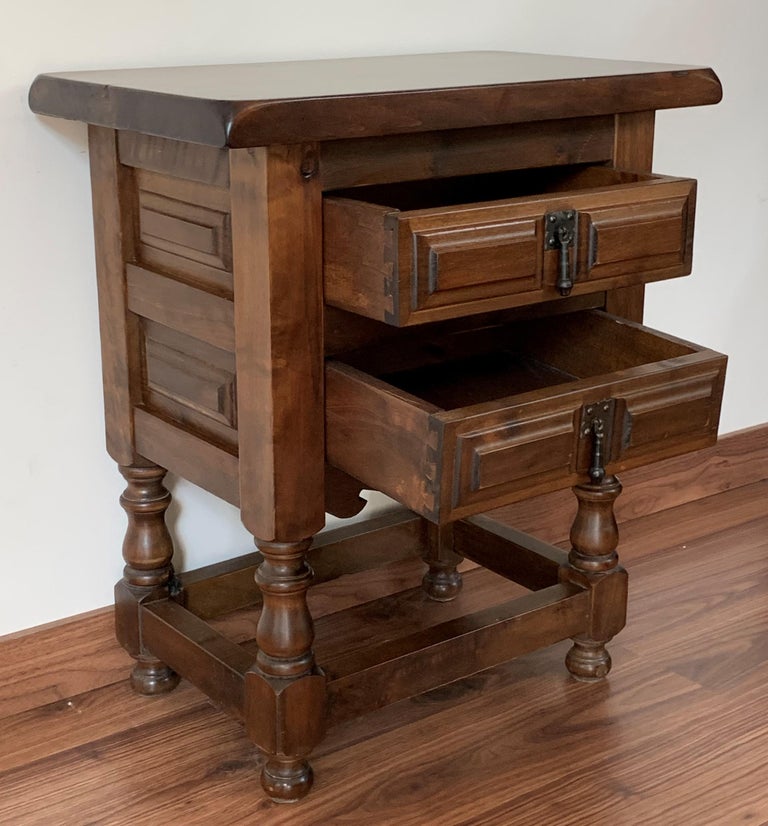 20th-century-pair-of-spanish-nightstands-with-two-drawers-and-iron
