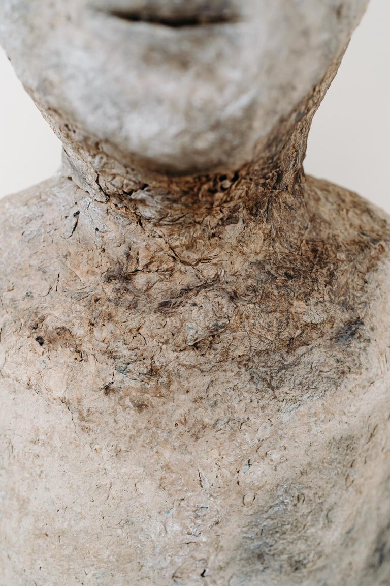 20th Century Papier-Mâché Statue "homo erectus" at 1stDibs