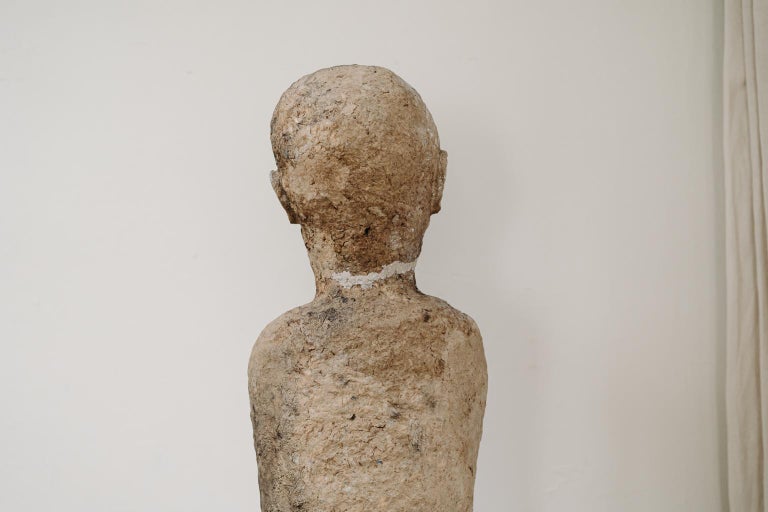 20th Century Papier-Mâché Statue "homo erectus" at 1stDibs