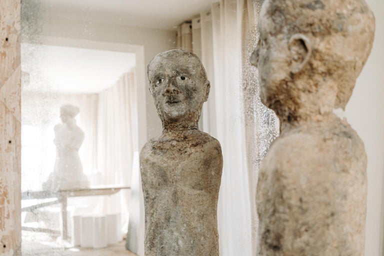 20th Century Papier-Mâché Statue "homo erectus" at 1stDibs