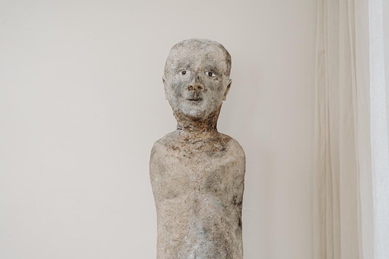 20th Century Papier-Mâché Statue "homo erectus" at 1stDibs