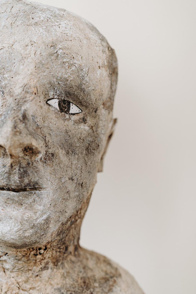 20th Century Papier-Mâché Statue "homo erectus" at 1stDibs