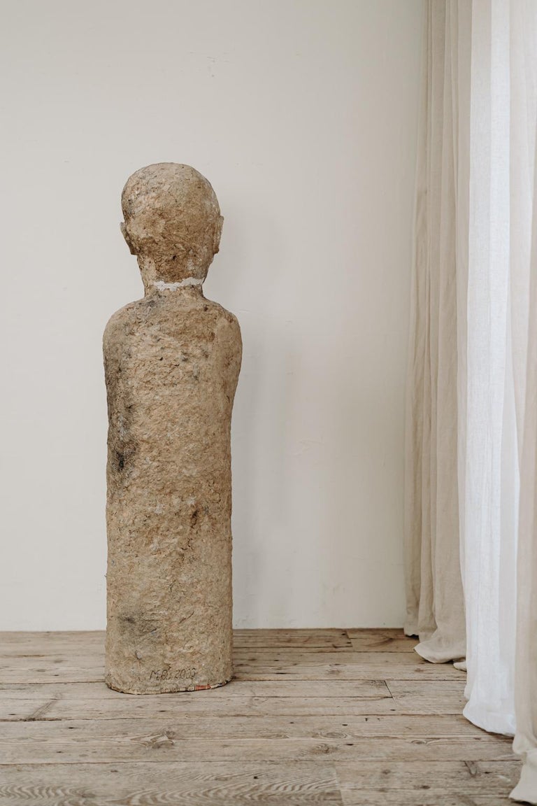 20th Century Papier-Mâché Statue "homo erectus" at 1stDibs