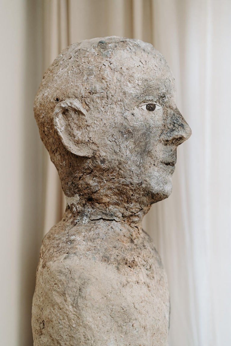 20th Century Papier-Mâché Statue "homo erectus" at 1stDibs