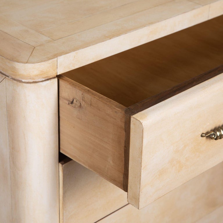20th Century Parchment Chest of Drawers For Sale at 1stDibs