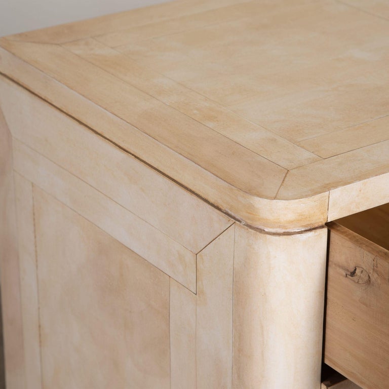 20th Century Parchment Chest of Drawers For Sale at 1stDibs