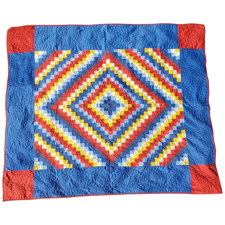 20th Century Pennsylvania Amish Philadelphia Pavement Quilt For Sale at ...