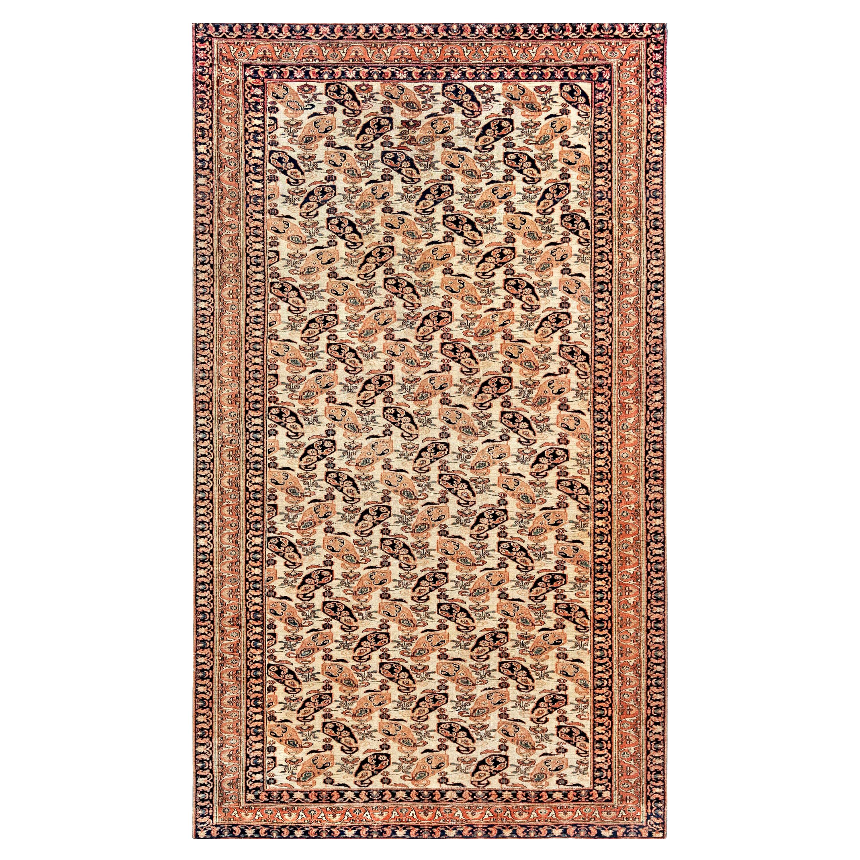 Early 20th Century Persian Tabriz Handmade Wool Rug by Doris Leslie ...