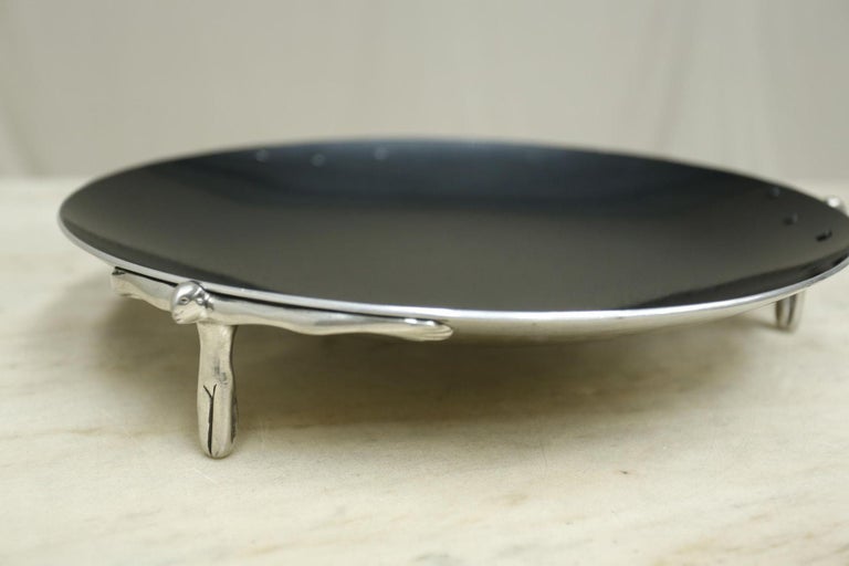 20th Century Pewter Dish with Feet by Carrol Boyes For Sale at 1stDibs