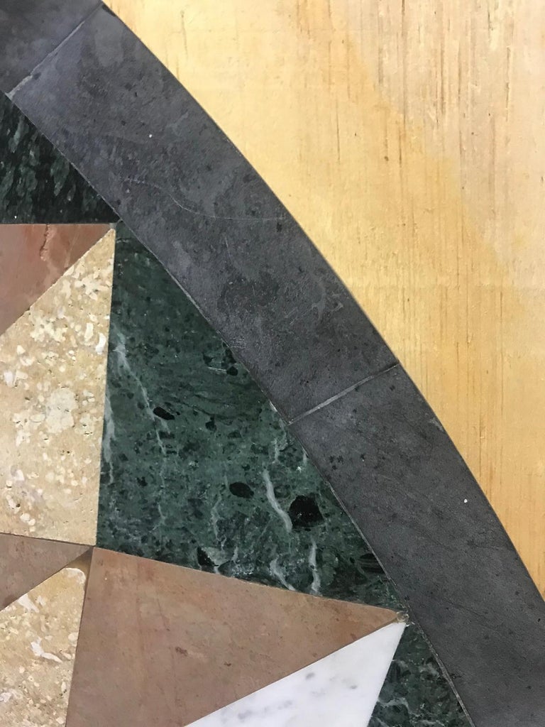 20th Century Pietra Dura Marble and Stone Inlay Tabletop at 1stDibs