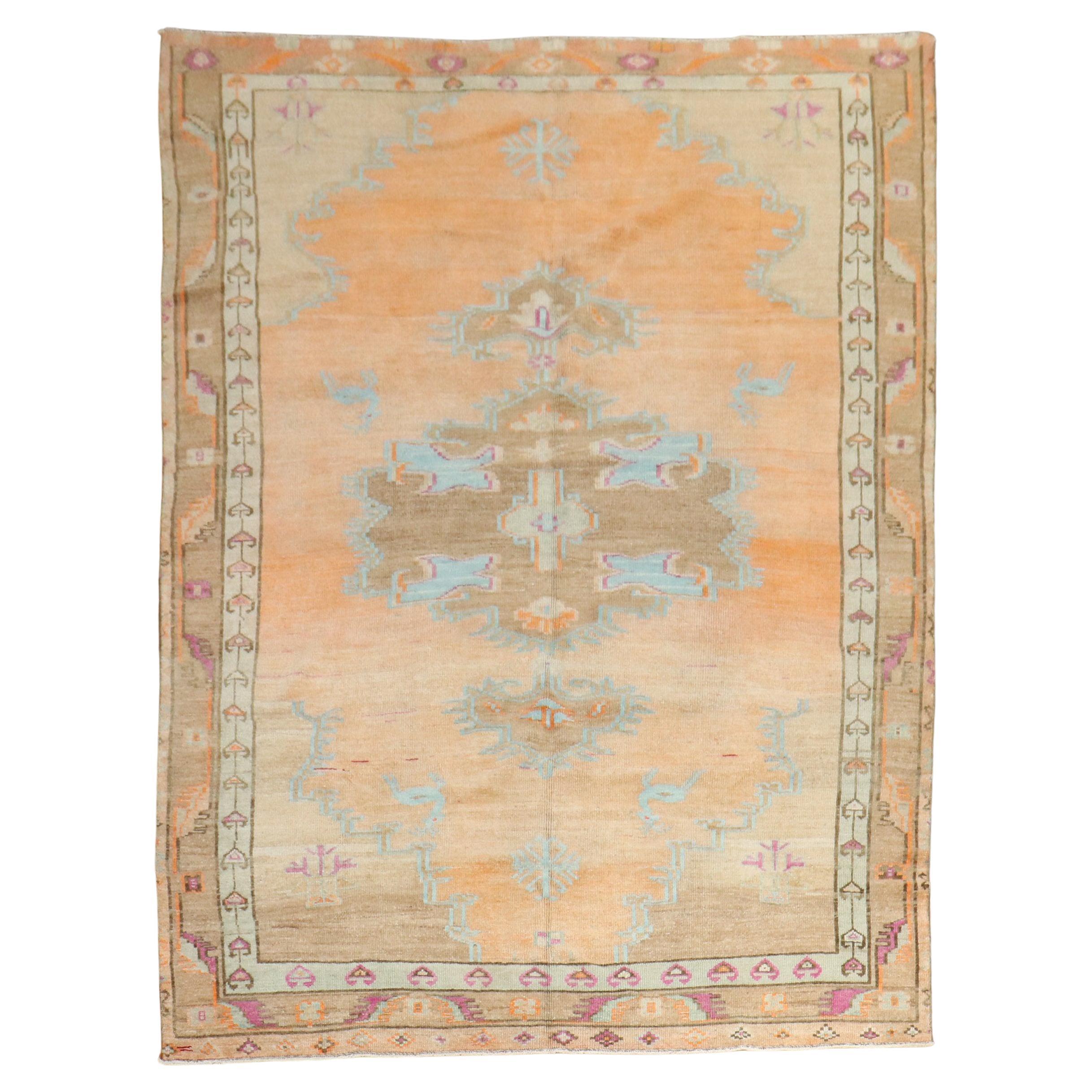 Small Orange Rug - 28 For Sale on 1stDibs