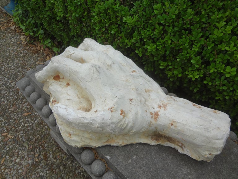 20th Century Academic Study Plaster Hand Sculpture For Sale at 1stDibs