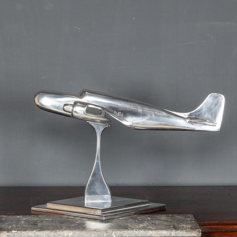 20th Century Polished Aluminium Model Of A Bomber Airplane, c.1950 For ...
