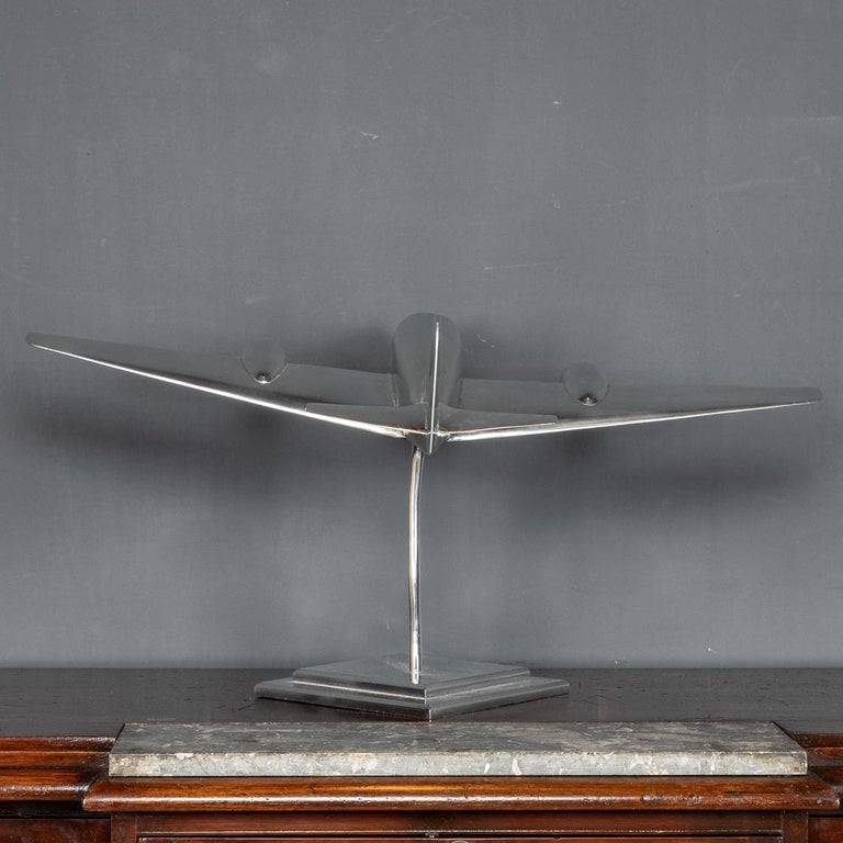 20th Century Polished Aluminium Model Of A Bomber Airplane, c.1950 For ...