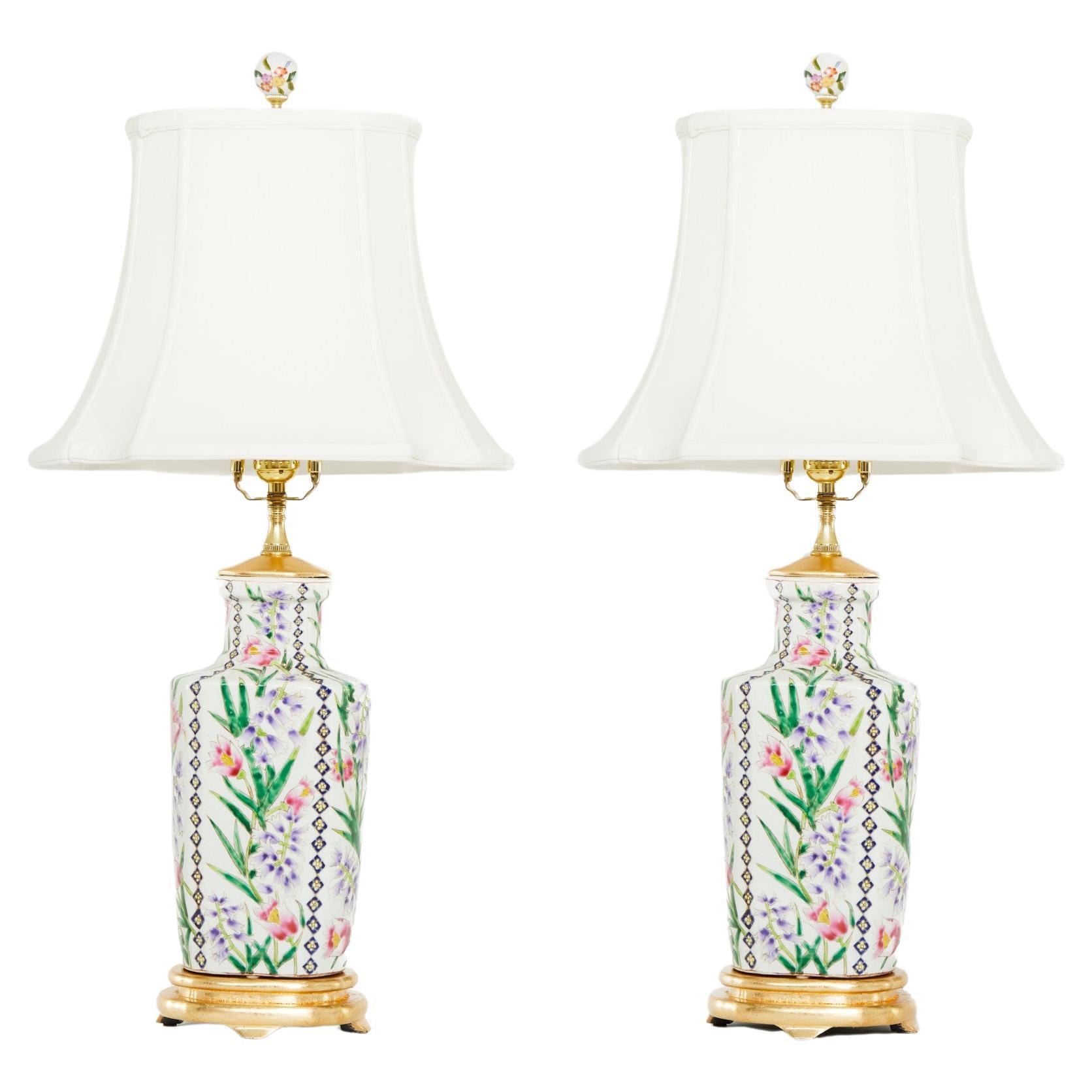 Vintage Dale Tiffany Leaded Glass Table Lamp with Bronzed Metal Base ...