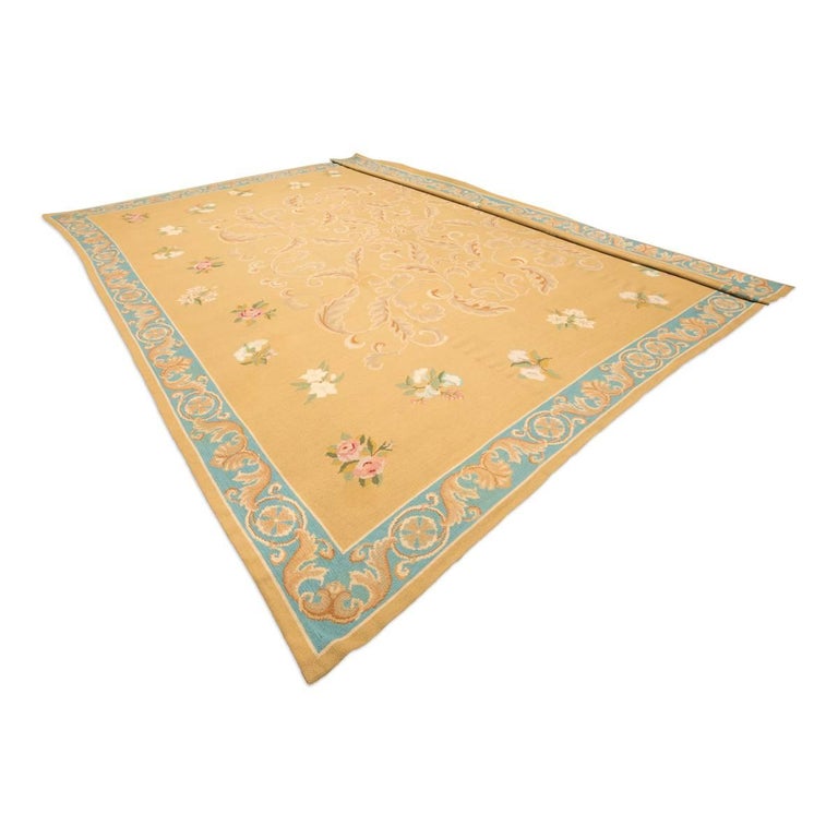 20th Century Portugal Wool Rug, Arraiolo, French Design, circa 1900 at ...