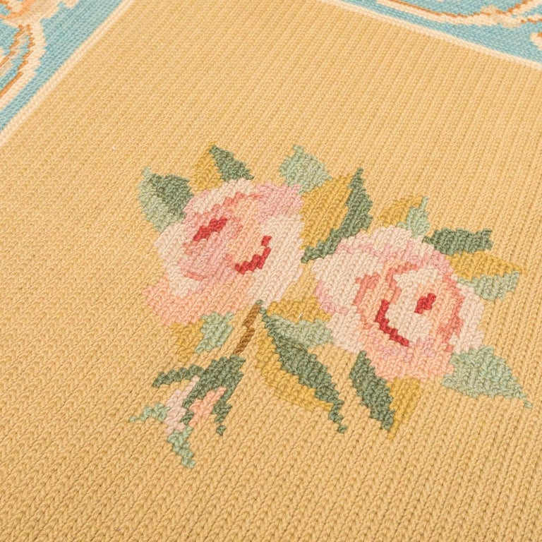 20th Century Portugal Wool Rug, Arraiolo, French Design, circa 1900 at ...