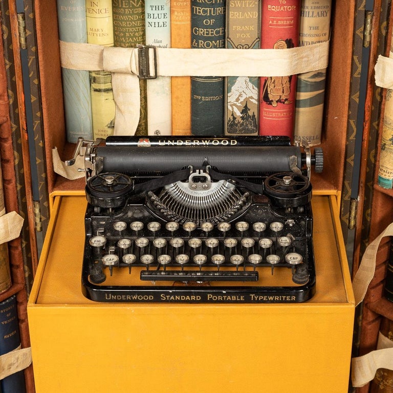 20th Century Rare Louis Vuitton Monogramed Library Trunk, C.1920 at 1stDibs