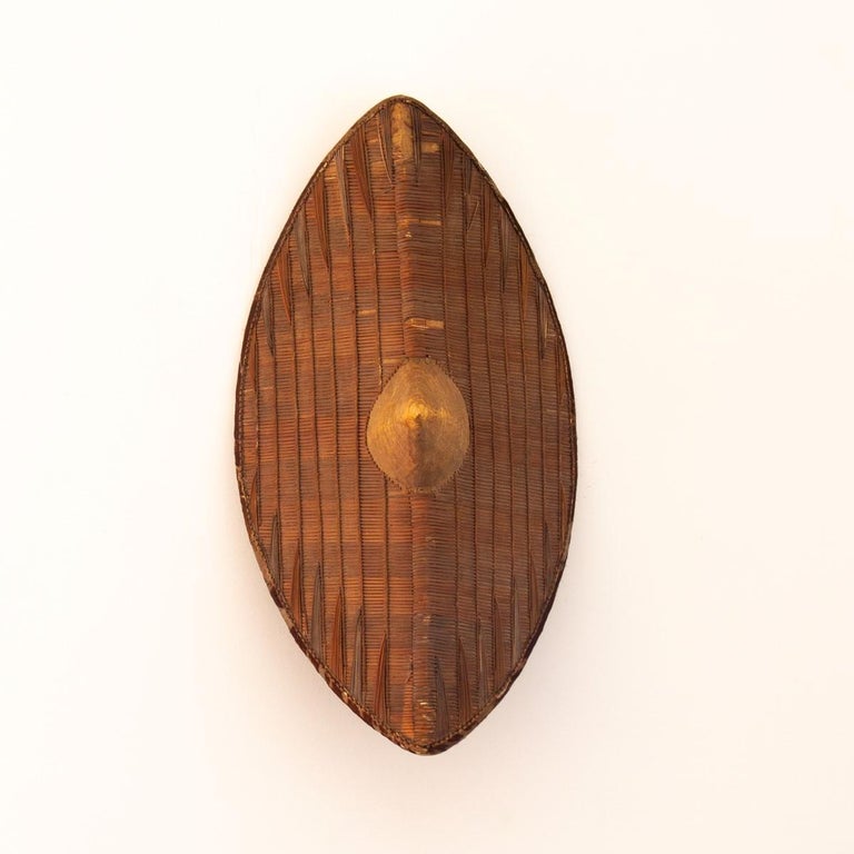 20th Century Rattan and Wicker African Shield at 1stDibs