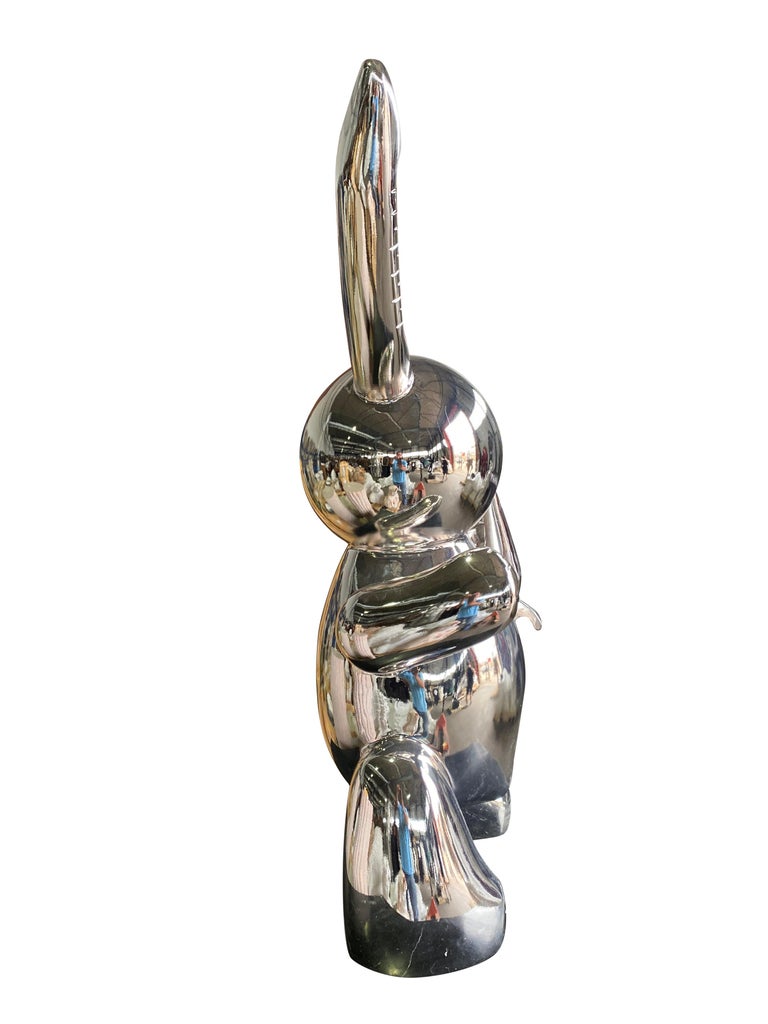20th Century Chrome Rabbit For Sale at 1stDibs