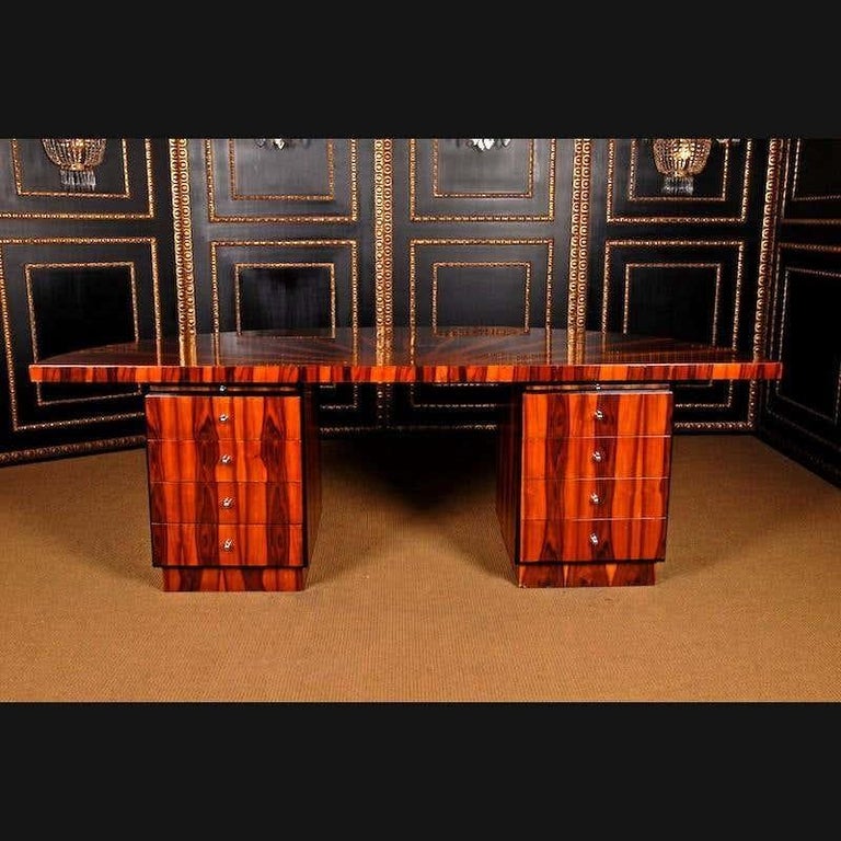 20th Century Representative Monumental Art Deco Desk For Sale at 1stDibs