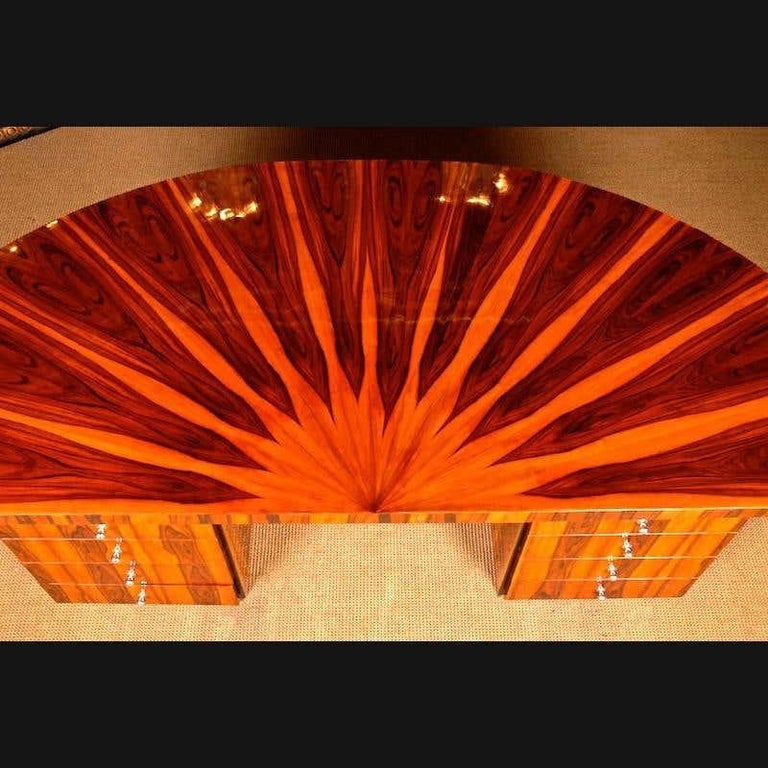 20th Century Representative Monumental Art Deco Desk For Sale at 1stDibs