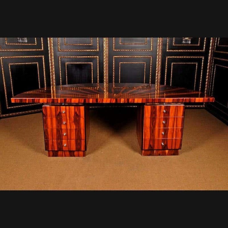 20th Century Representative Monumental Art Deco Desk For Sale at 1stDibs