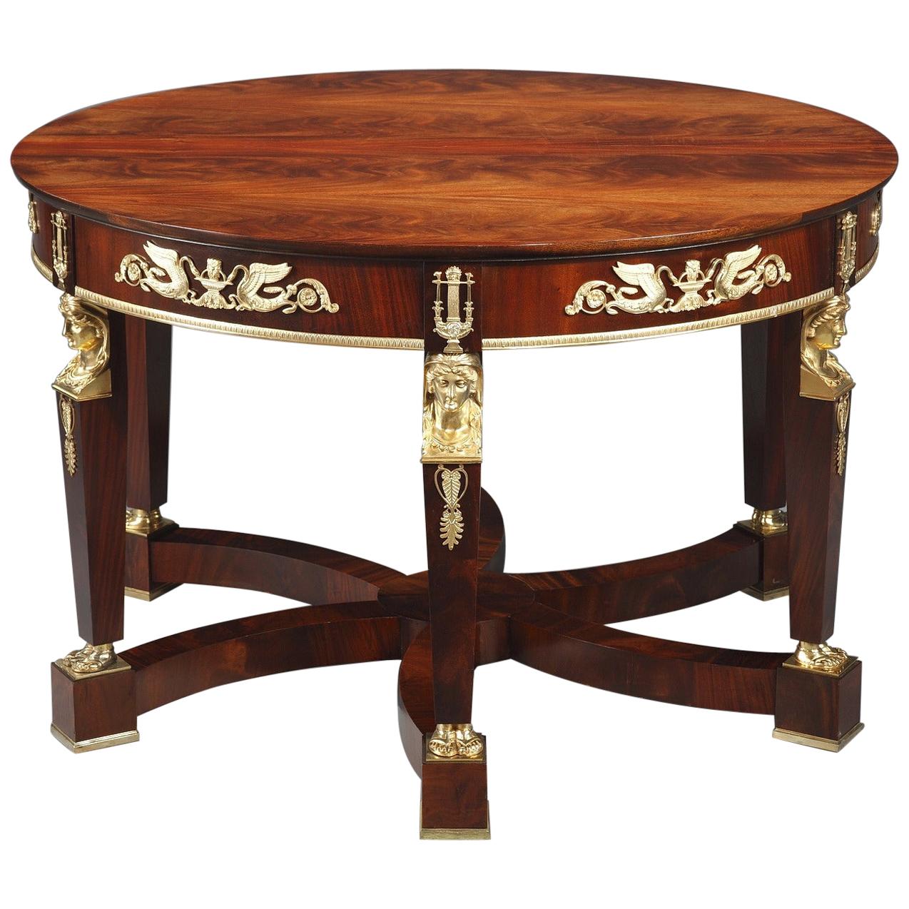 20th Century Return from Egypt Expanding Table by Maison Jansen For ...